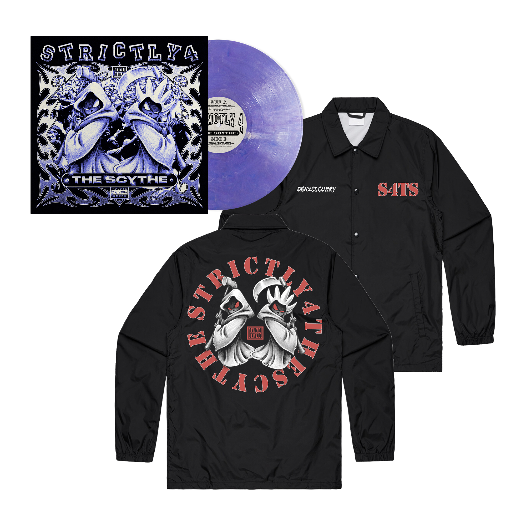 Denzel Curry – Scythe Coach's Jacket & Galaxy LP – Loma Vista Recordings